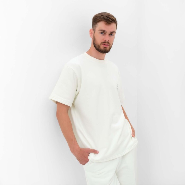 Футболка мужская MIST Men's casual р. 50, молочный в РОССИИ. Цена товара 2 061 ₽/шт., в наличии ...